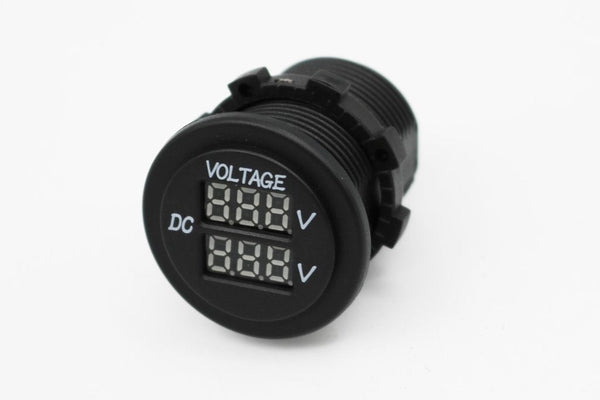 Dual Volt Meter Round – Absolute 4x4 and Camping